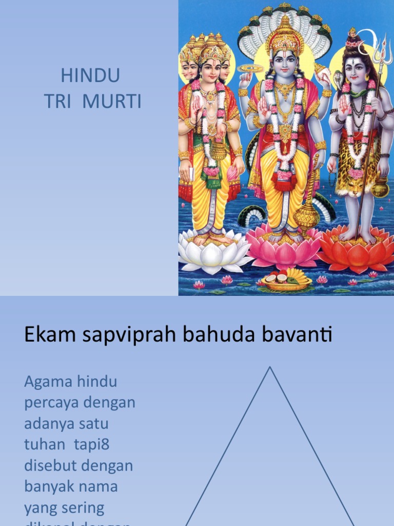 Hindu Trimurti Lesson | PDF | Filsafat | Agama & Spiritualitas