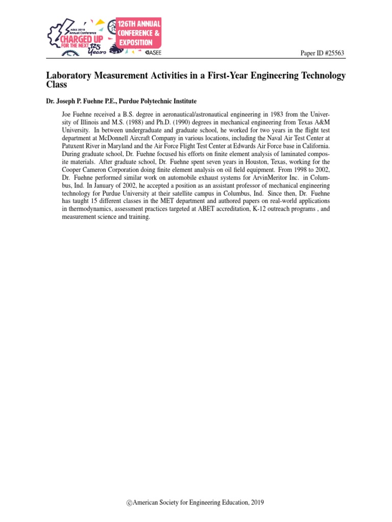 Fuehne 2019 | PDF | Significant Figures | Engineering