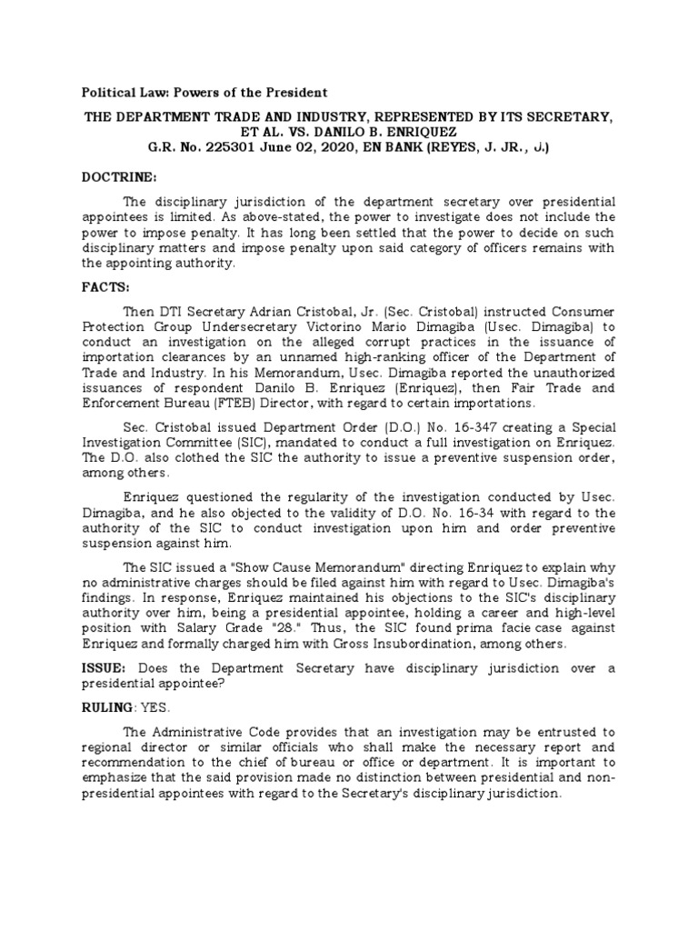 5 DTI v. DANILO ENRIQUEZ | PDF | Public Sphere | Common Law