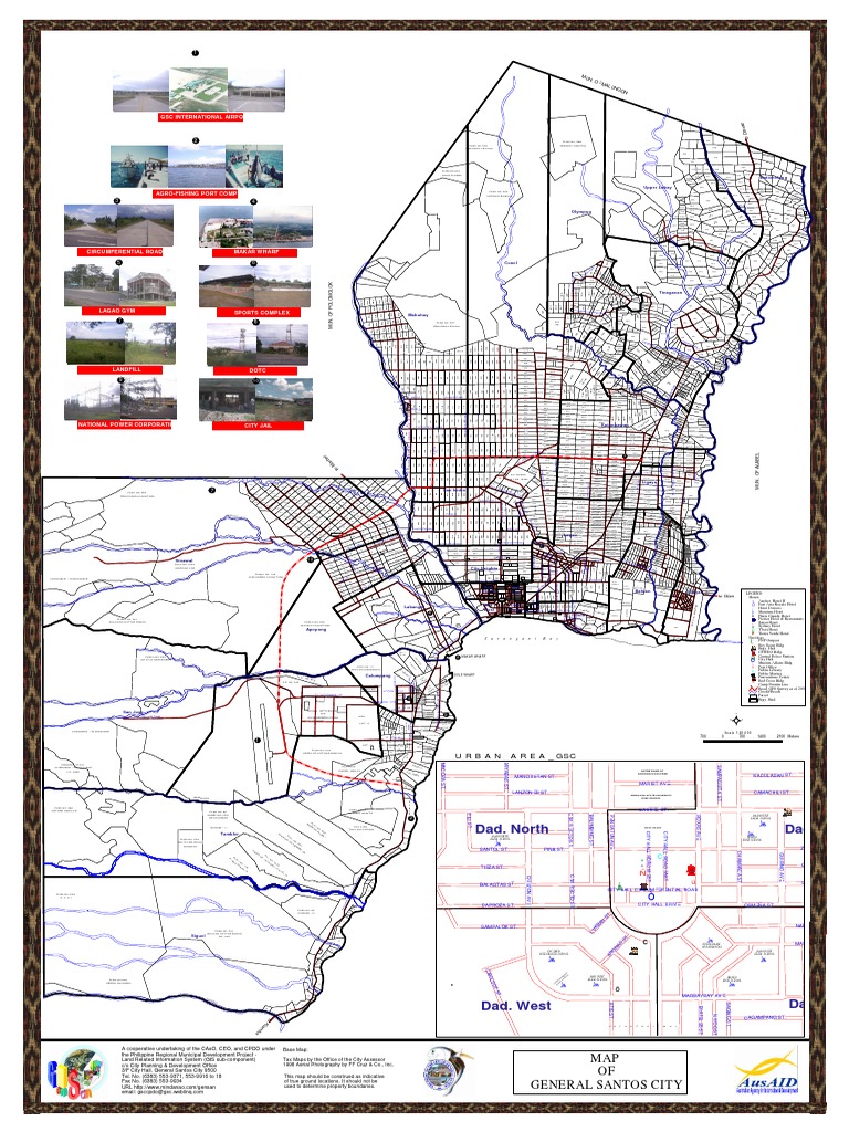 Dad. North Dad: MAP OF General Santos City | PDF