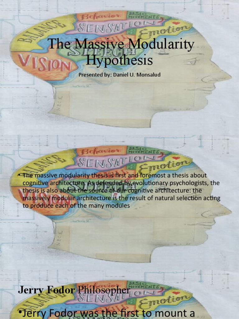 The Massive Modularity Hypothesis | PDF | Mental Processes ...