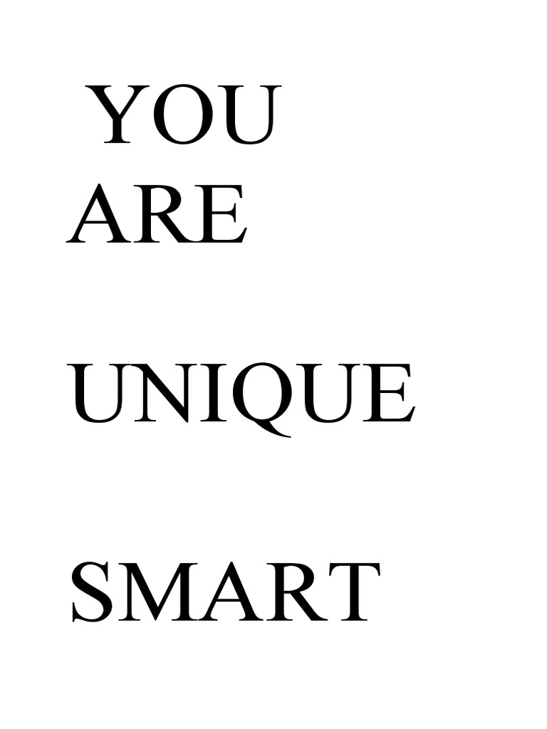 You Are | PDF