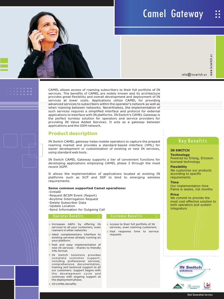 CAMEL Gateway for IN Services | PDF | Roaming | Gateway ...