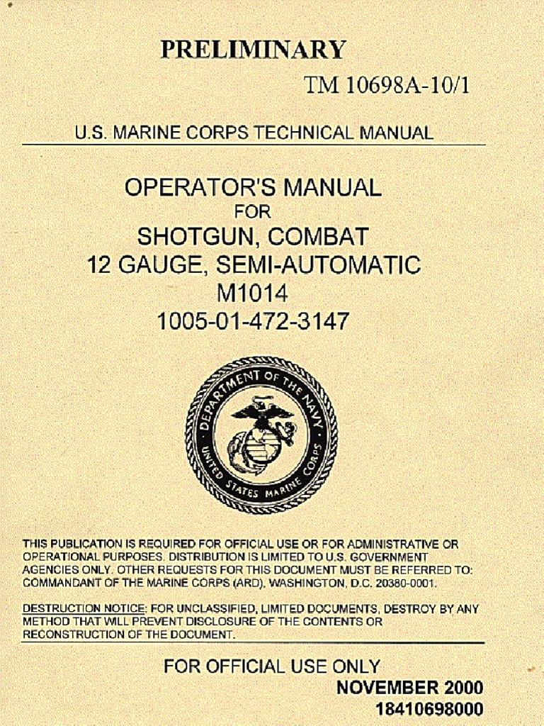 Benelli M4 USMC | PDF