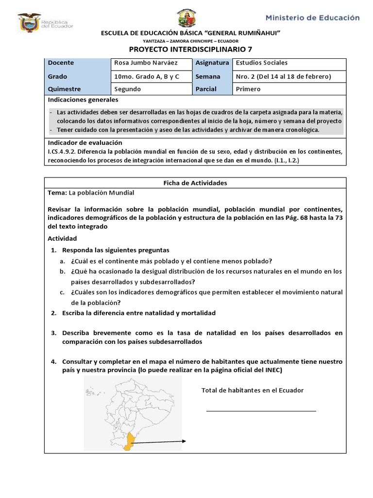 Eess Proyecto 7 Semana 2 | PDF | Ecuador