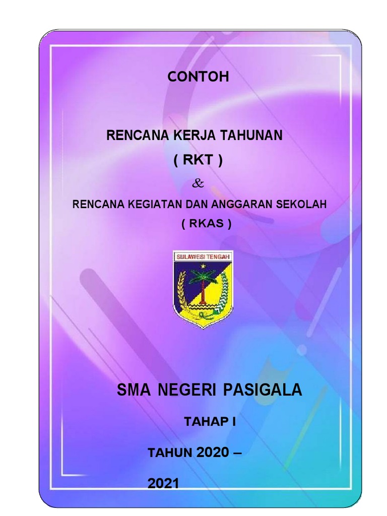 Contoh RKT & RKAS SMAN Pasigala 2021-2022 | PDF | Seni