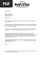 Demand Letter-Unlawful Detainer | PDF