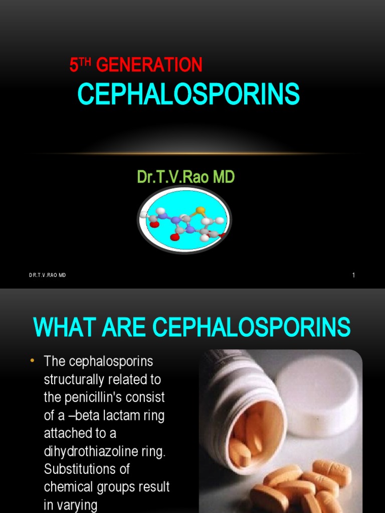 5th Generation Cephalosporins