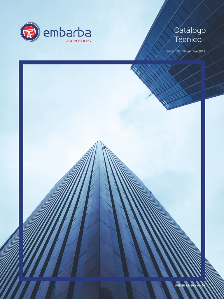 Catálogo-Ascensores Embarba | PDF | Ascensor | Ingeniería de Edificación