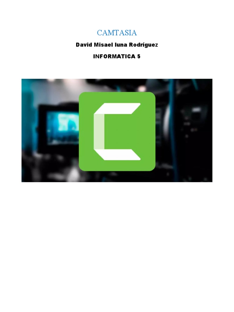 CAMTASIA | PDF