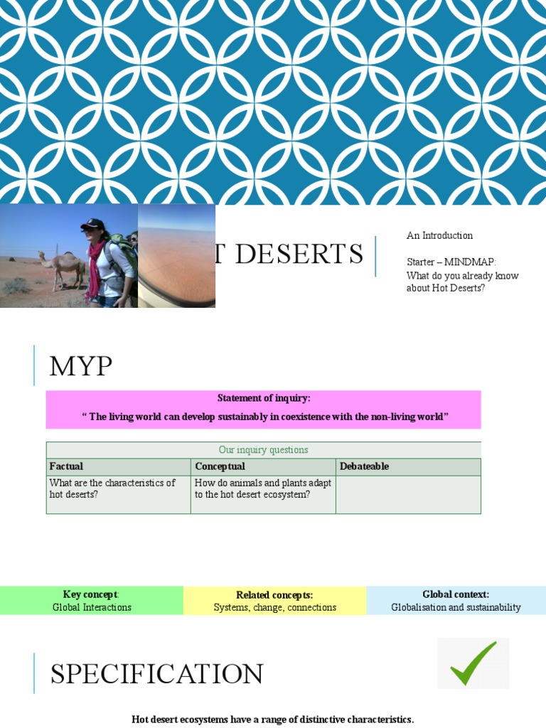 1-2 Hot Desert Intro and Adaptations - VAV | PDF | Desert | Sustainability