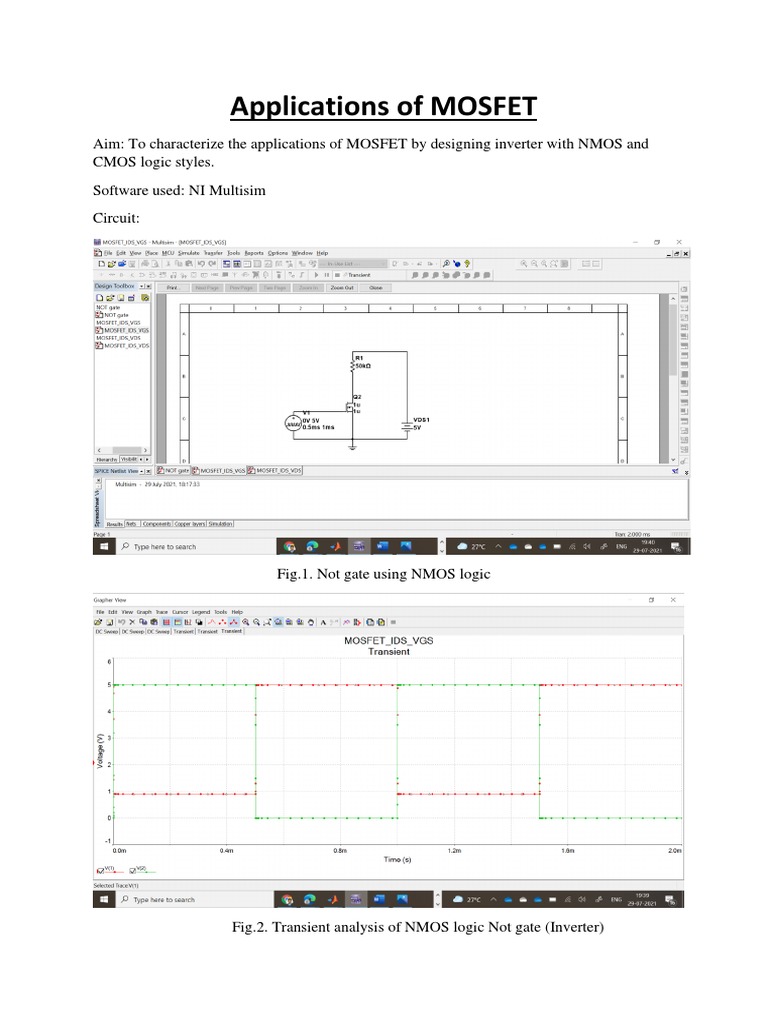 Applications of MOSFET | PDF