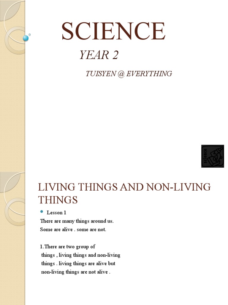 Science Year 2 | PDF