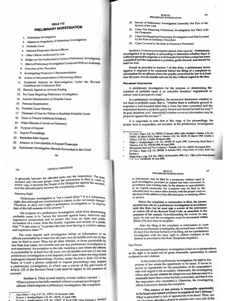 Criminal Procedure Rule 112 Salvador | PDF