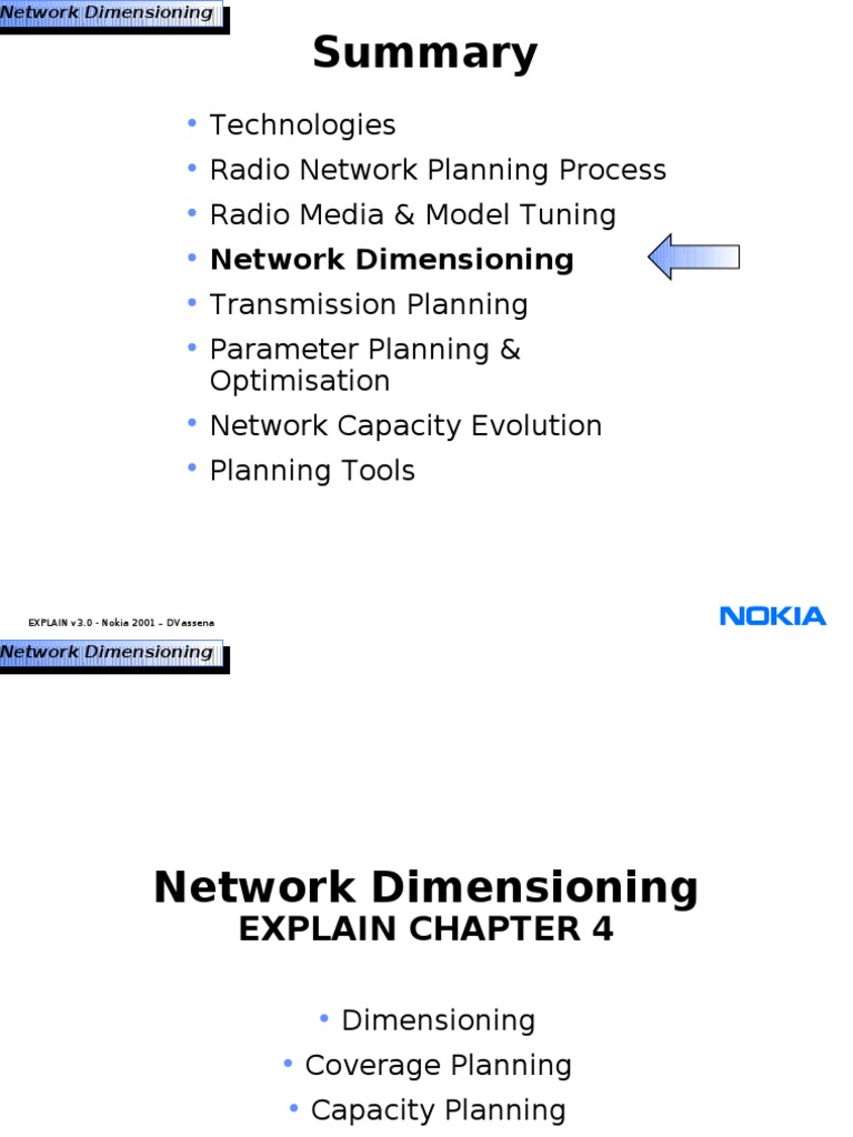 Network Dimensioning Overview | PDF | Telecommunications Engineering ...