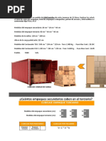 Ejercicios de Cubicaje | PDF | Transporte | Envío