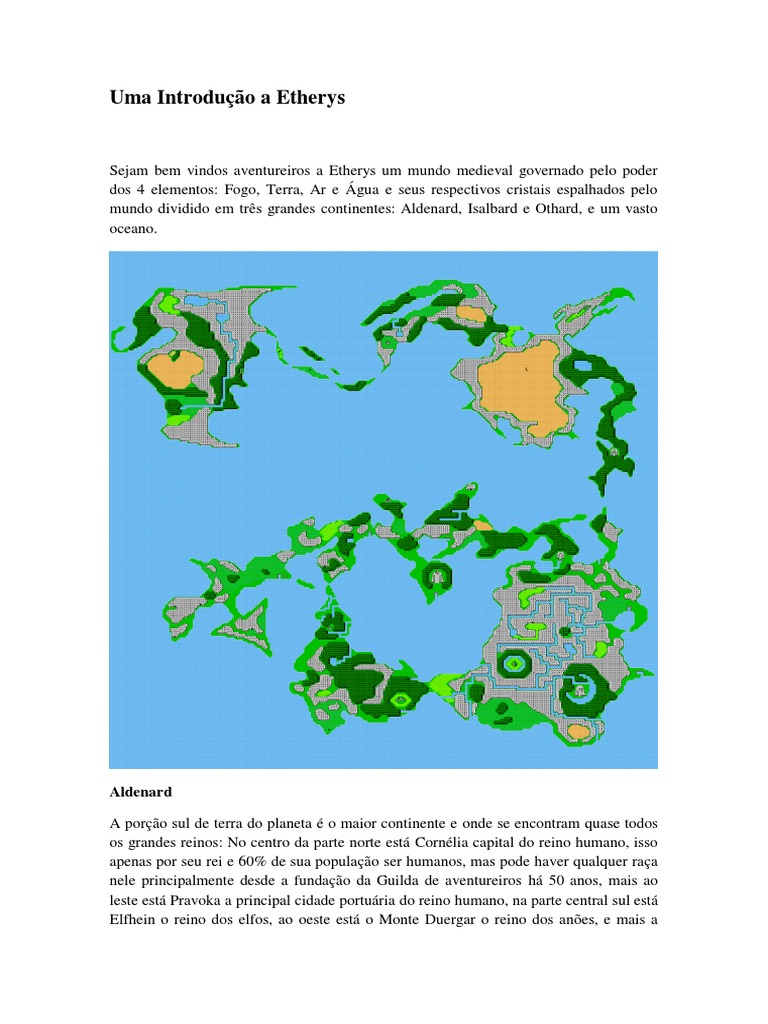 Uma Introdução A Etherys | PDF | Continente | Terra