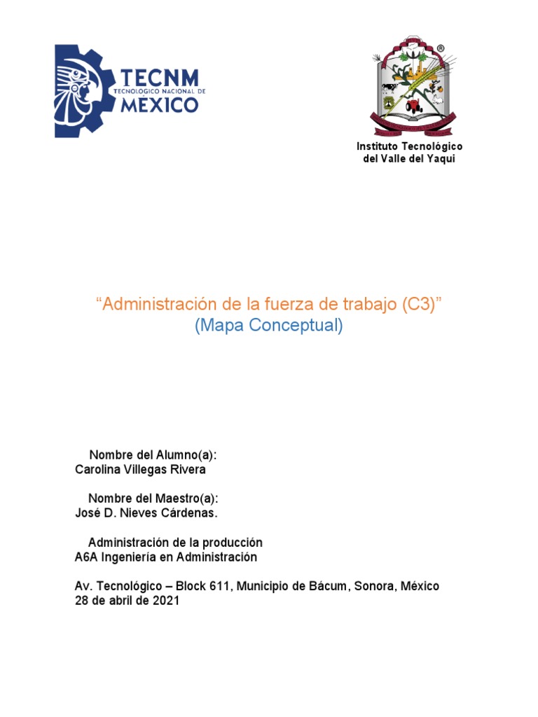 Mapa Conceptual C3 | PDF | Factores humanos y ergonomía
