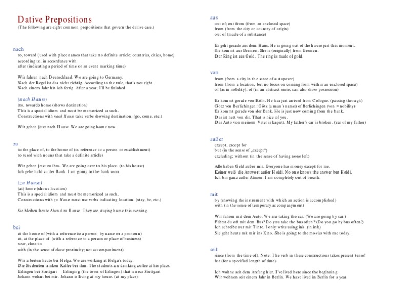 Dative Preps Intro | PDF | Syntax | Linguistic Morphology