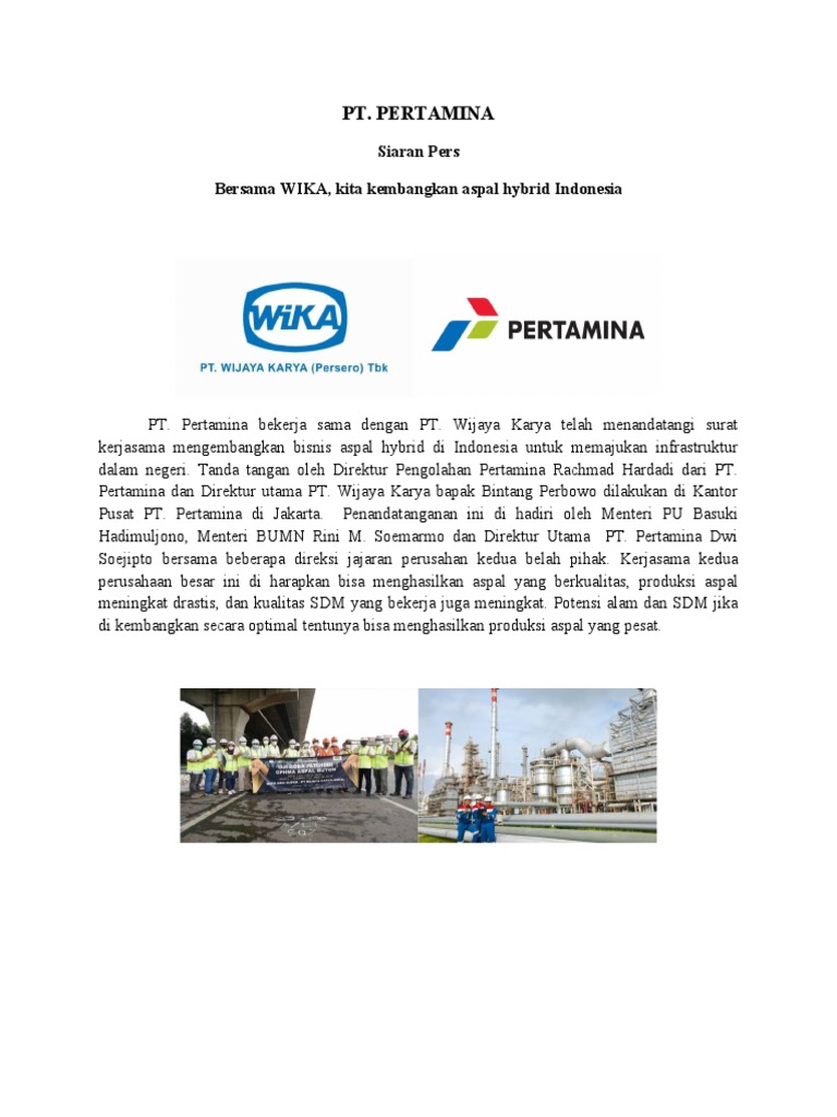 Contoh Press Release | PDF