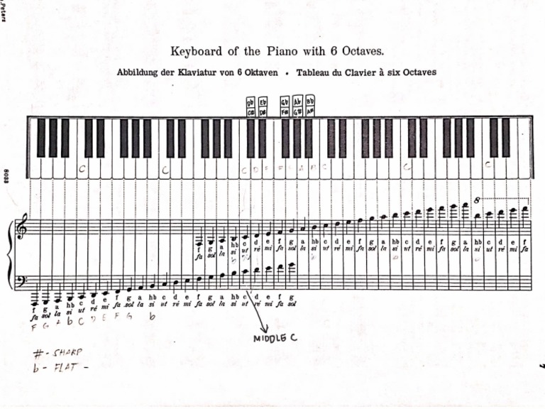 Piano Note Names | PDF