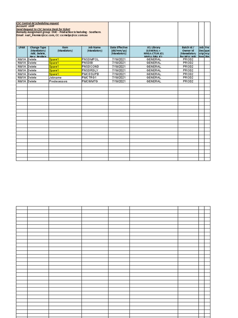 Control-M Scheduling 19july2021 V1 | PDF | Computer Architecture ...