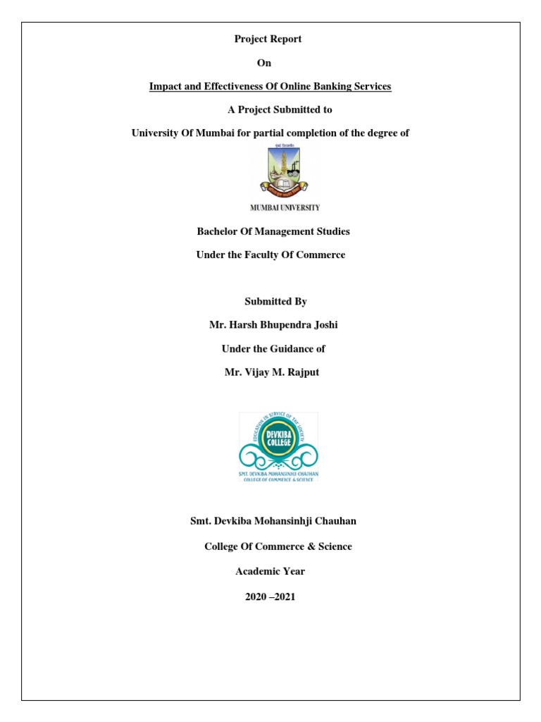 Project Harsh - PDF | PDF | Cheque | Banks