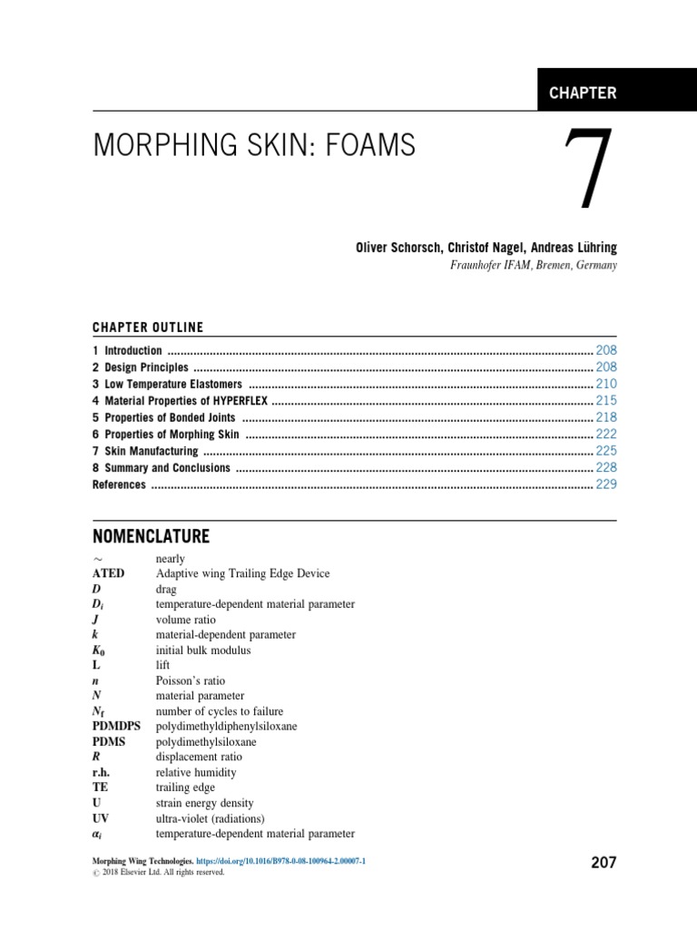 Chapter 7 - Morphing Skin Foams - 2018 - Morphing Wing Technologies ...