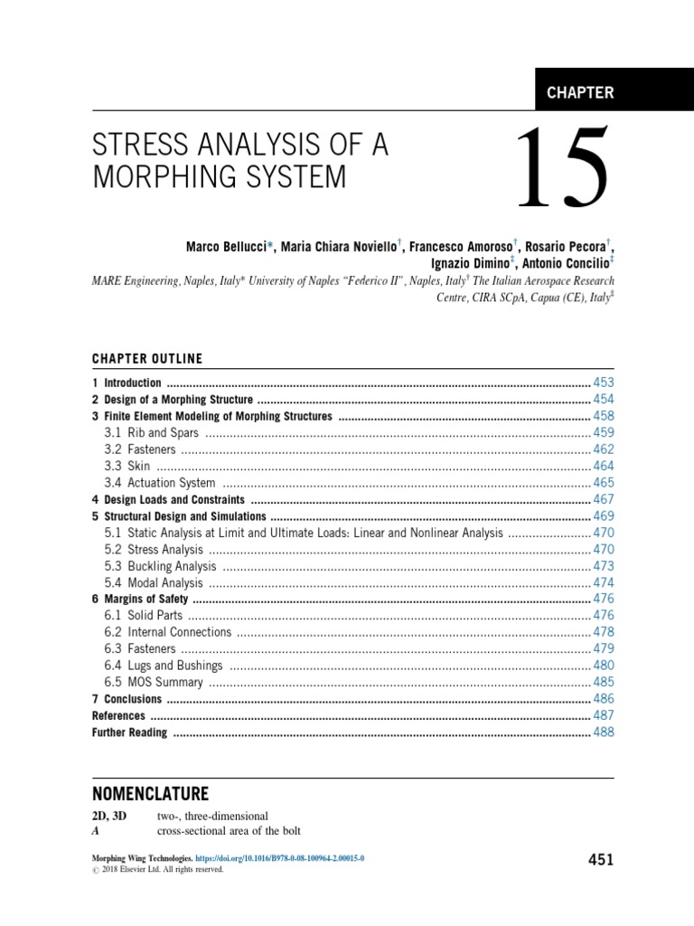 Chapter 15 - Stress Analysis of A Morphing Sys - 2018 - Morphing Wing ...