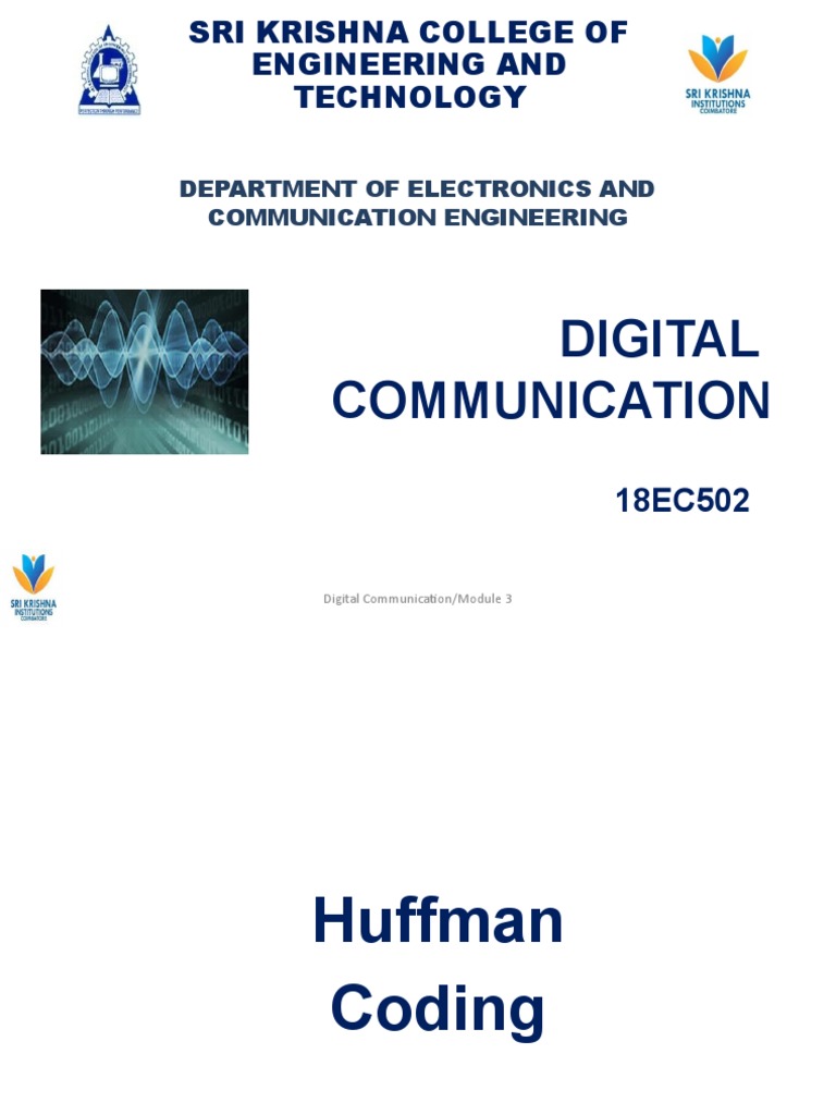 3.3 Huffman Coding | PDF | Code | Data Compression