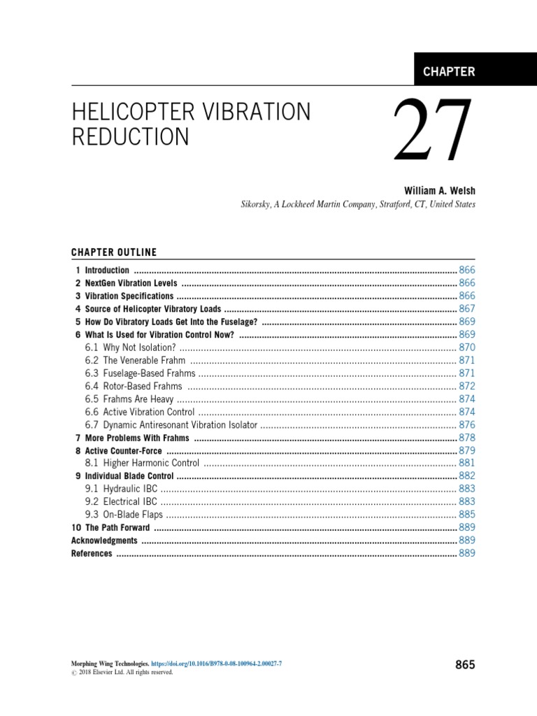 Helicopter Vibration Control Techniques | PDF | Helicopter | Helicopter ...