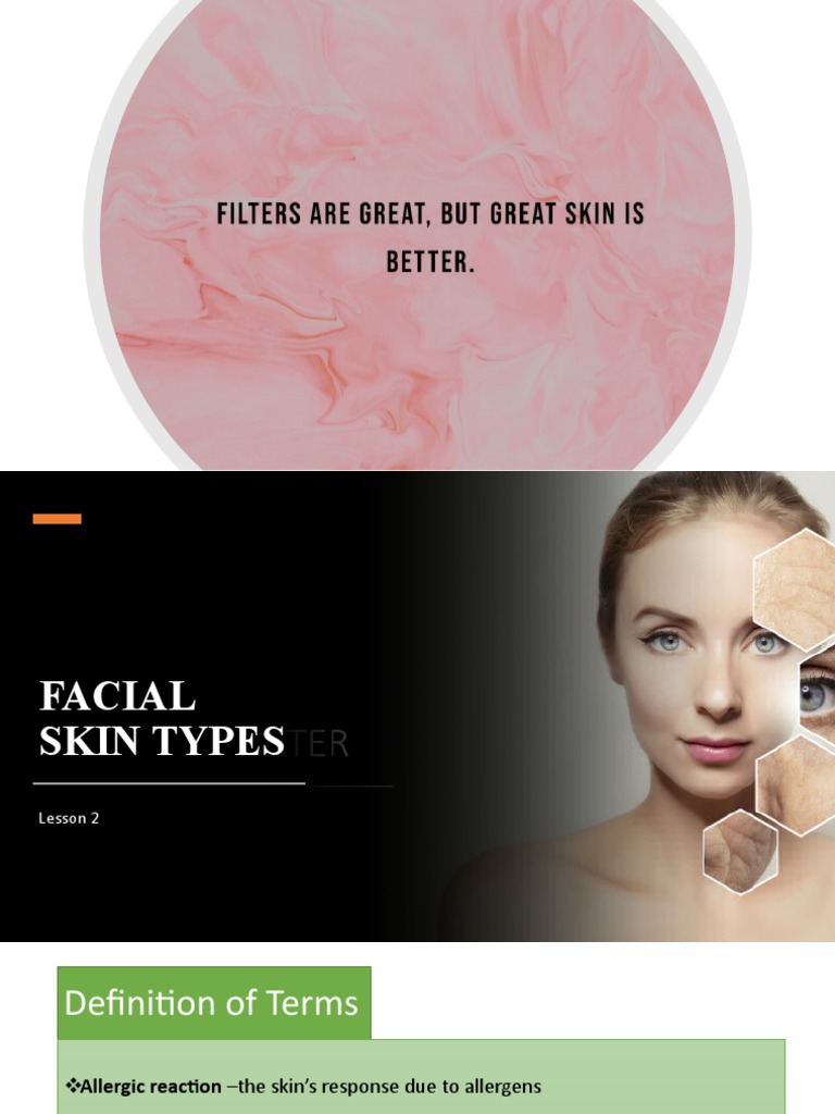 Facial Skin Types | PDF