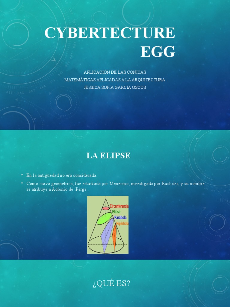 Cybertecture Egg, Elipse, Jessica Garcia | PDF | Elipse | Panel solar