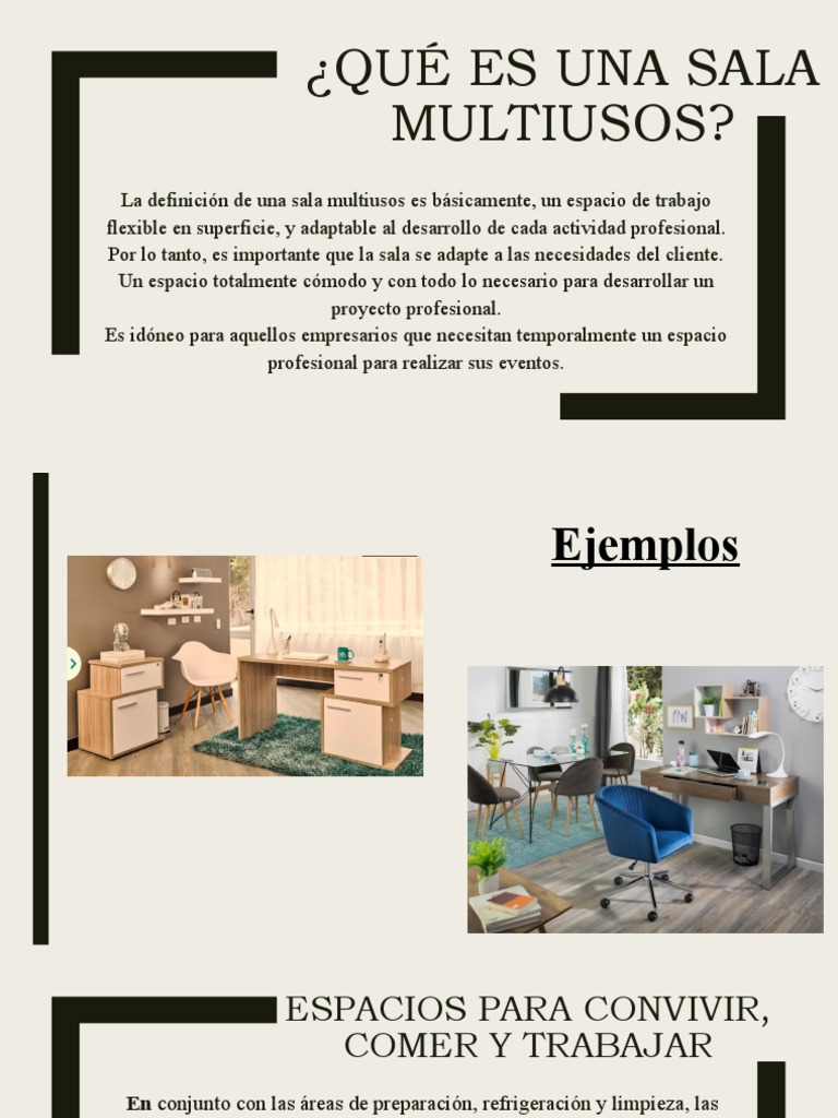 Qué Es Una Sala Multiusos | PDF