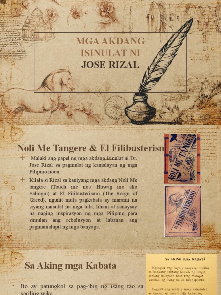 Akda Ni DR Jose Rizal 1 | PDF