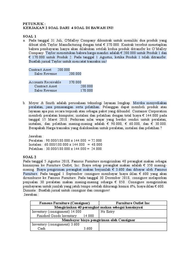 Jawaban Quiz Bab 18 | PDF