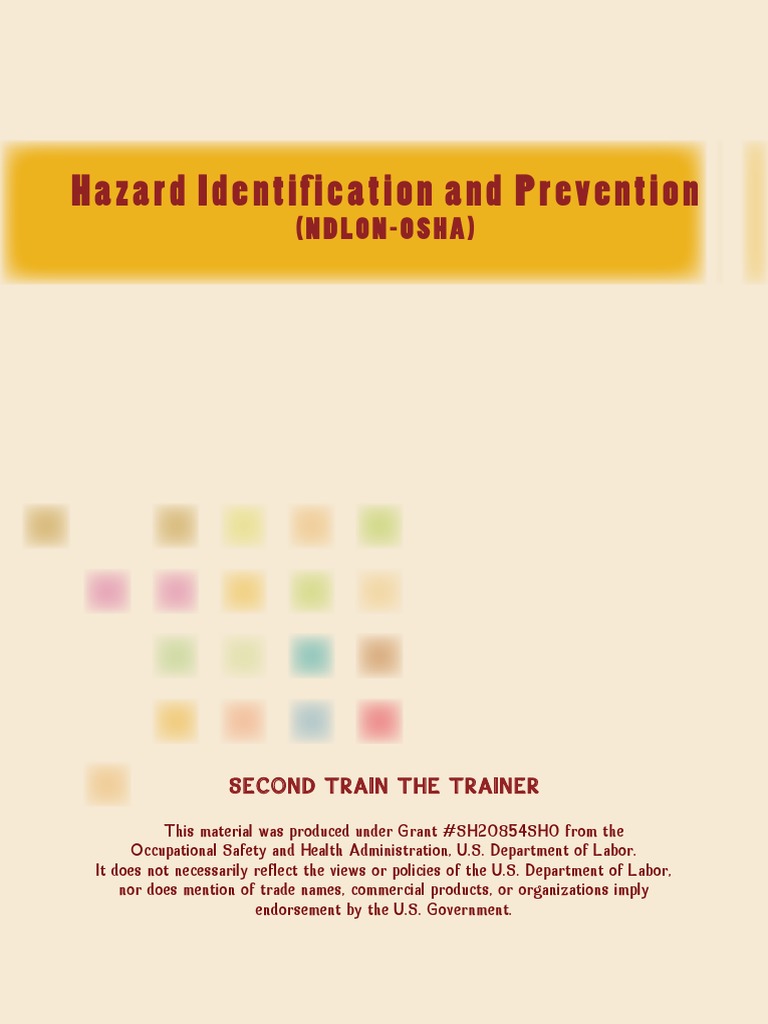 OSHA Hazard Identification Guide | PDF | Personal Protective Equipment ...