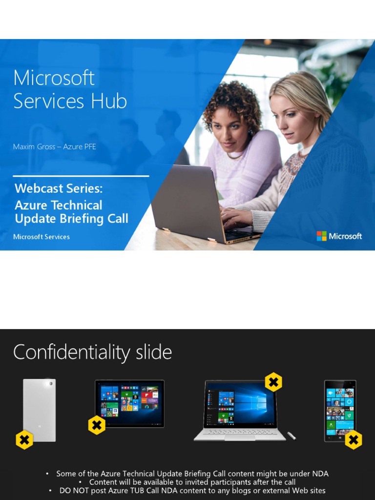 Azure Technical Briefing | PDF | Microsoft Azure | Internet Of Things