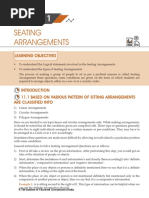 Types of Seating Arrangements Explained | PDF