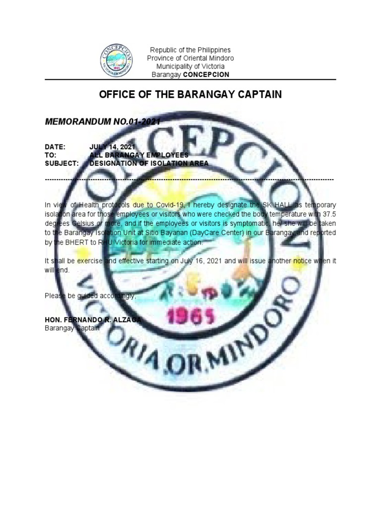 Memo Safety Seal | Download Free PDF | Epidemics | Medicine