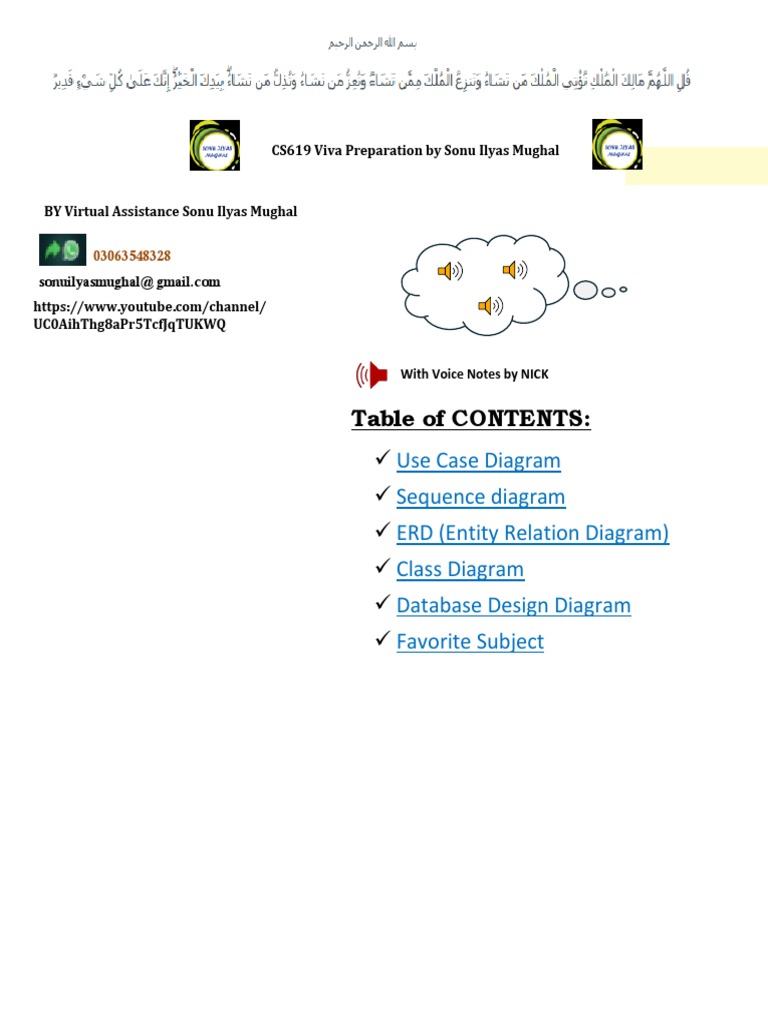 CS619 Final Viva Preparation With Audio by Sonu Ilyas Mughal | PDF | Databases | Database Index