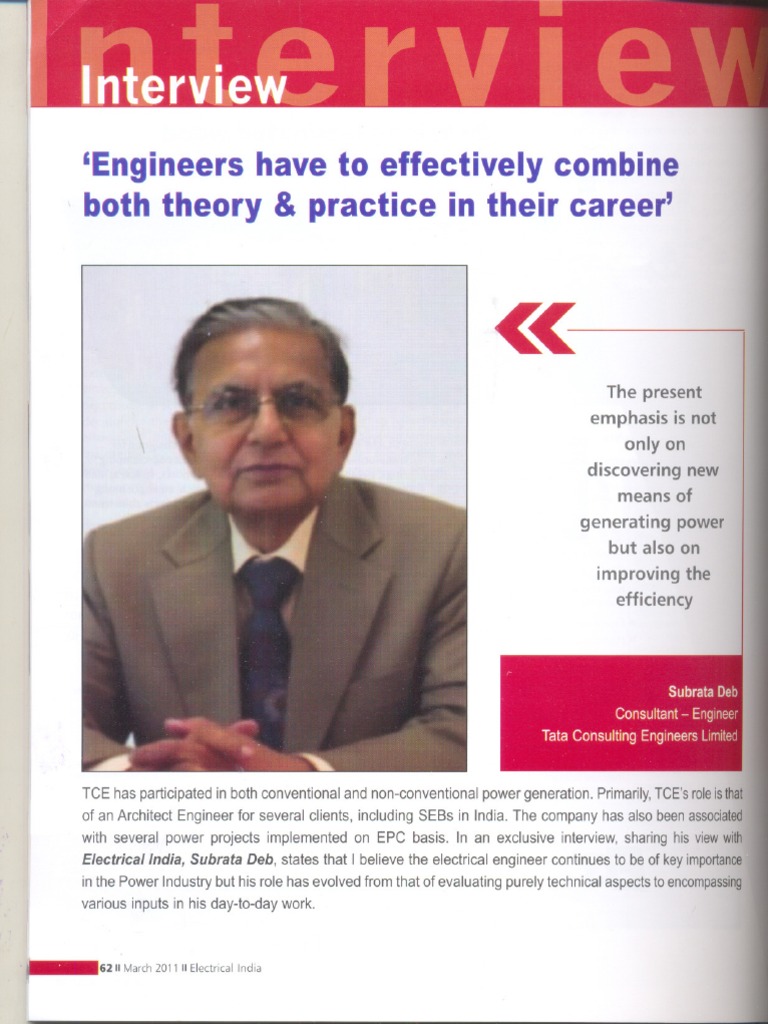 Interview Deb Subrata | PDF | Power Station | Geothermal Energy