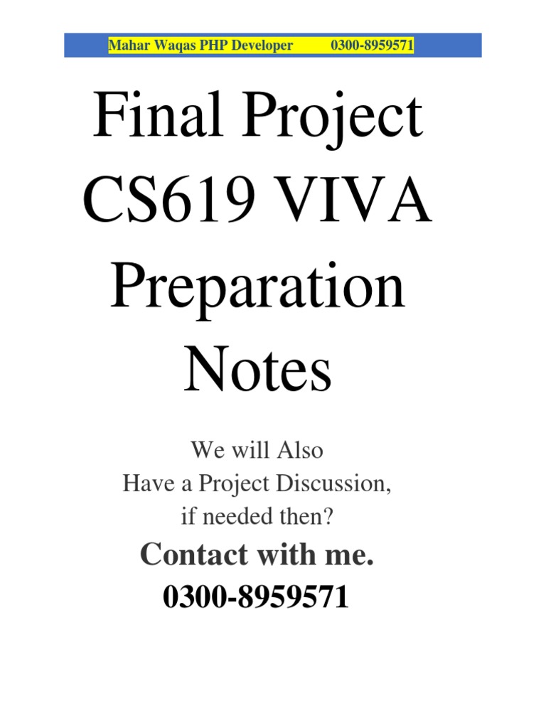 Database Management System Or Dbms Cs619 Viva Notes Pdf Relational Database Sql