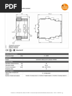 IFM Speed Relay DD0203 Data Sheet | PDF | Relay | Power Supply