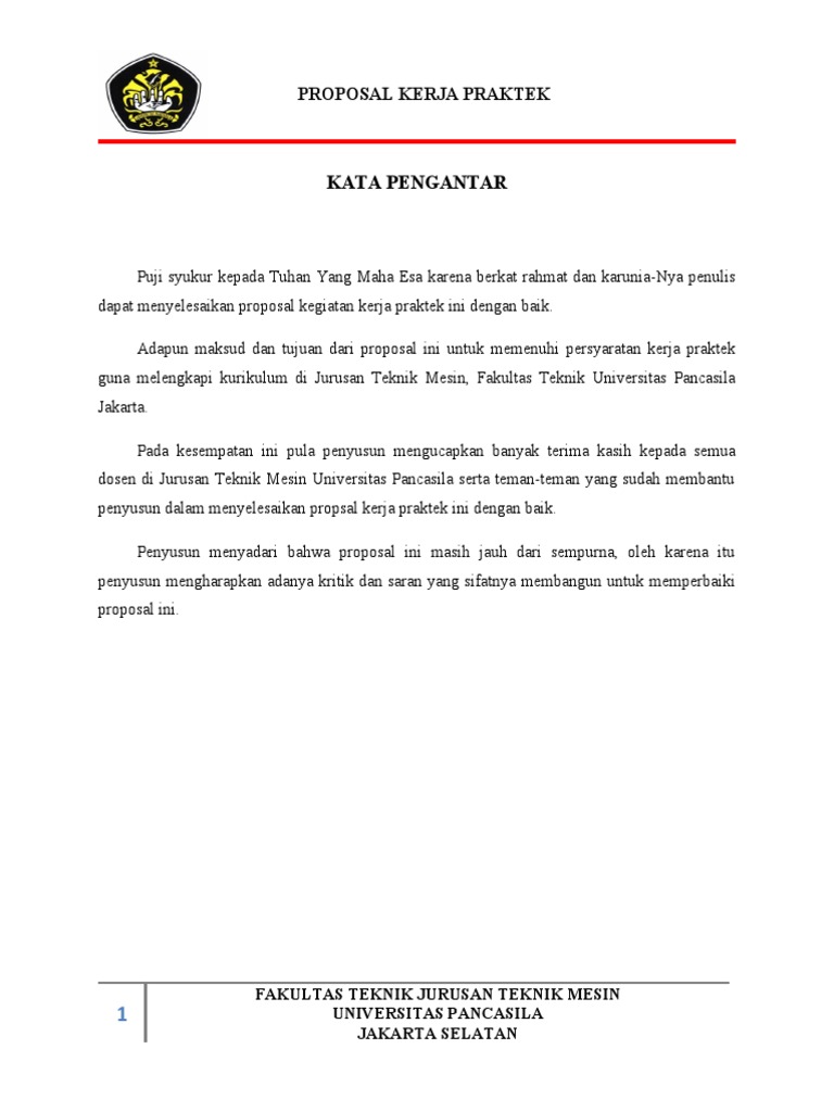 Proposal Pt. Kai | PDF