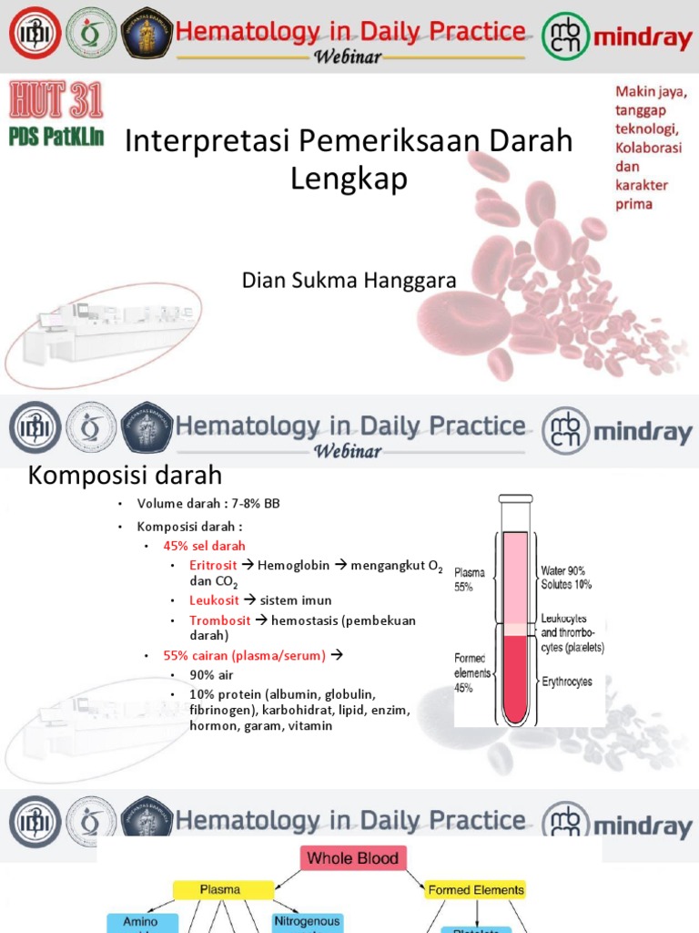 Interpretasi Pemeriksaan Darah Lengkap 2021 | PDF