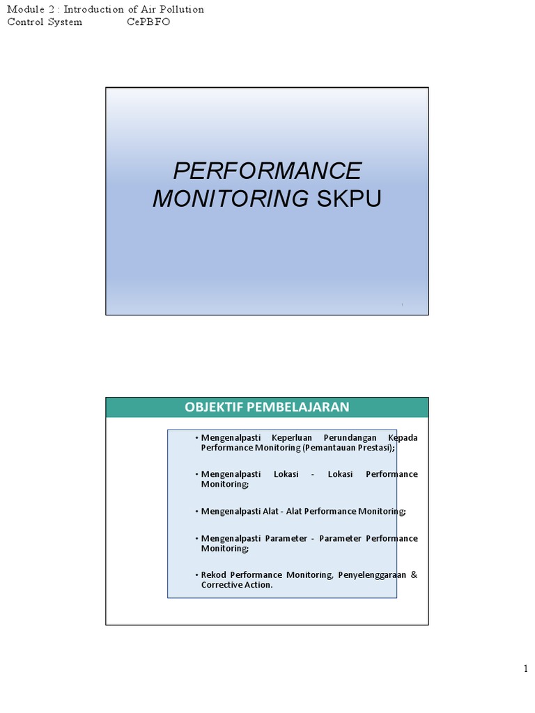 Performance Monitoring of APCS in Malaysia | PDF | Chemical Engineering ...