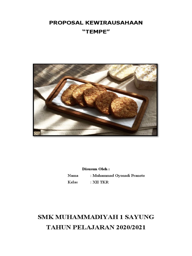 Proposal Tempe | PDF | Bisnis