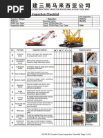 Man Basket Checklist | PDF | Crane (Machine) | Elevator