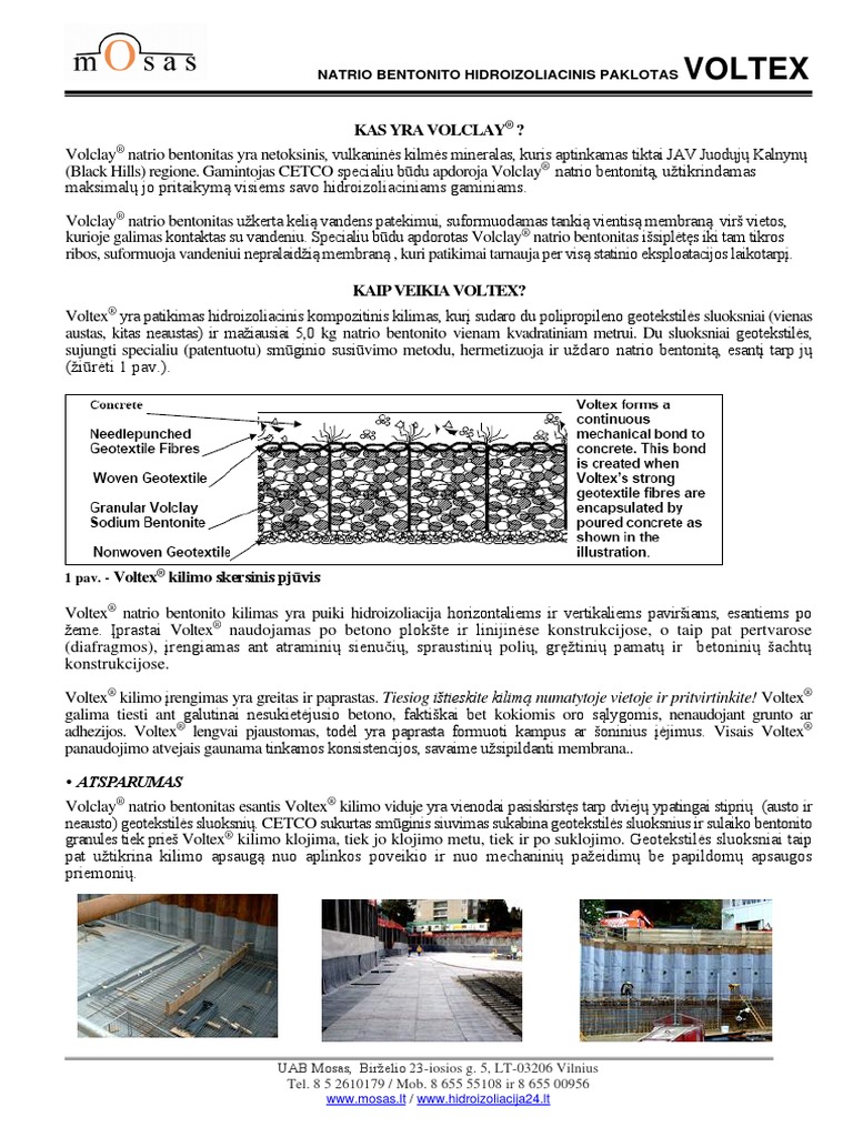 VOLTEX - Technines Charakteristikos - LT - 2020 | PDF